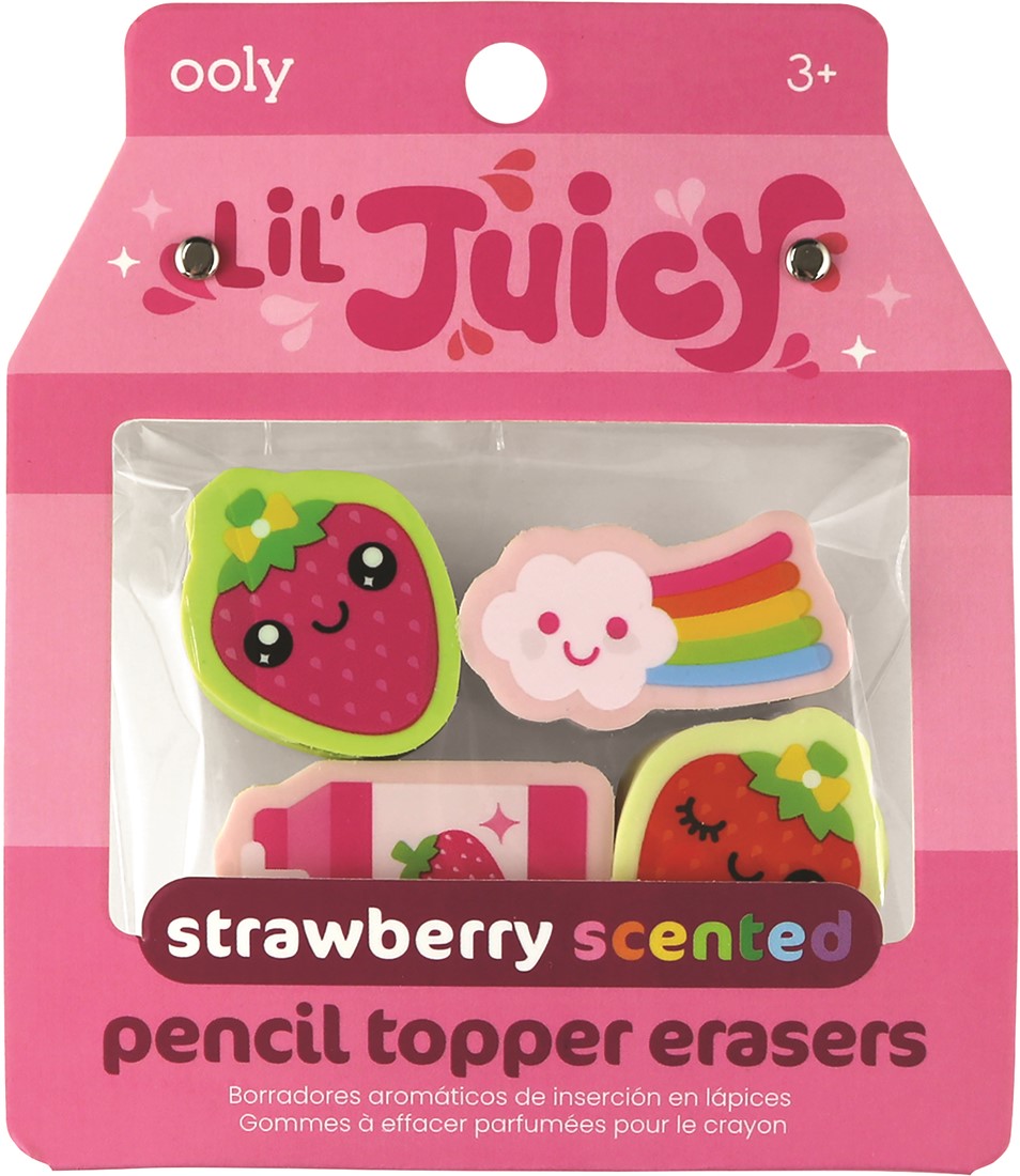 Ooly Lil Juicy Scented Pencil Topper Strawberry
