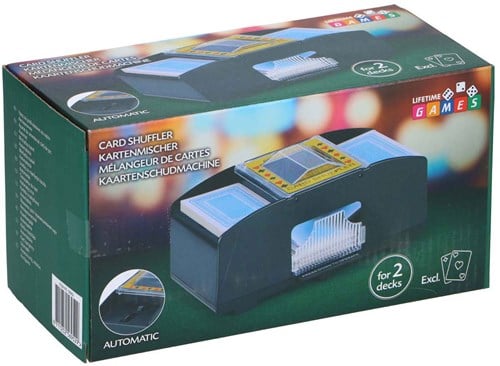 Card games automatic shuffling machine black for 2 decks of cards ...