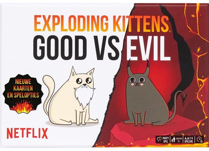 Exploding Kittens Good vs Evil kaartspel Planet Happy ENG