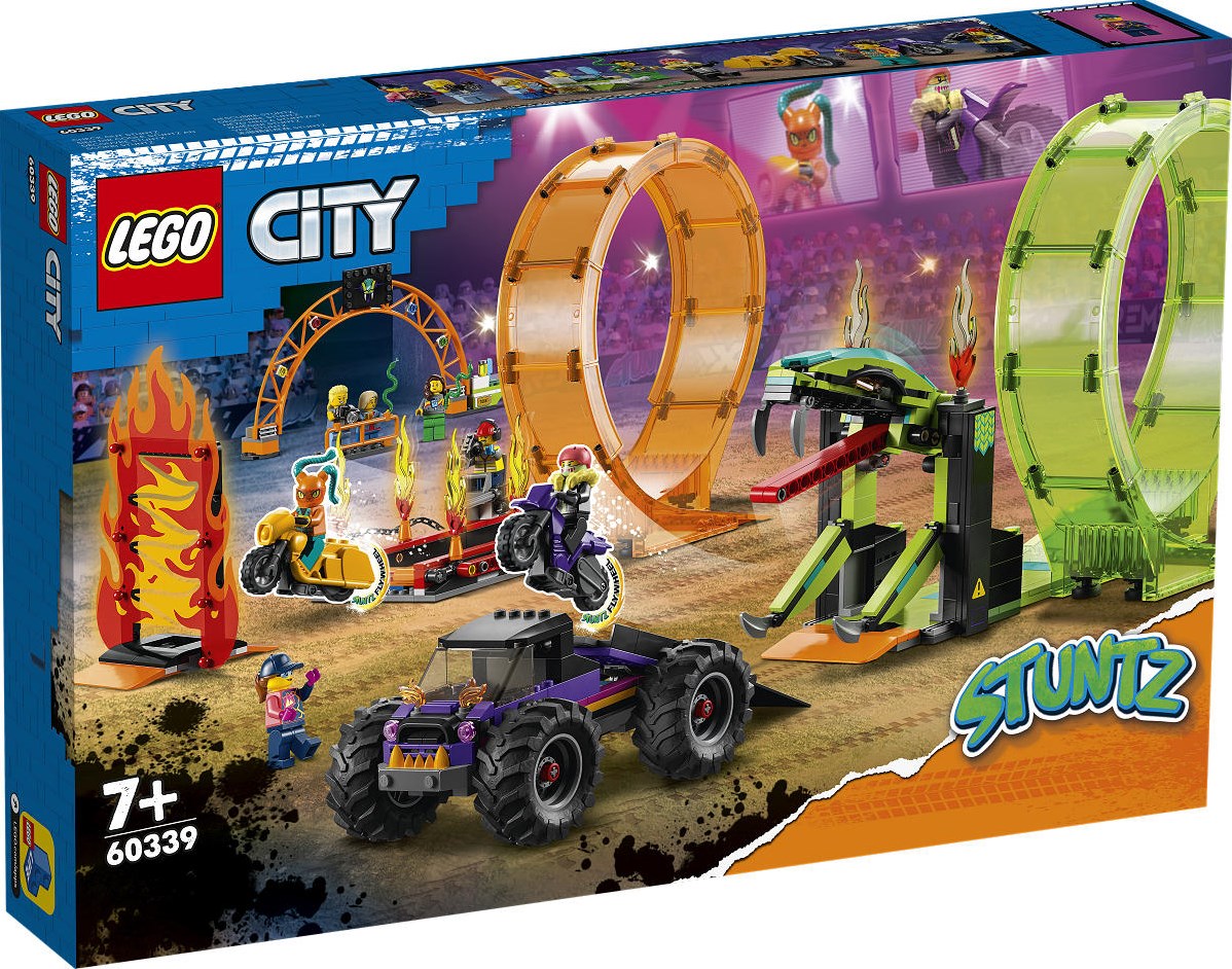 LEGO City 60339 Stuntz Double Looping Stunt Arena