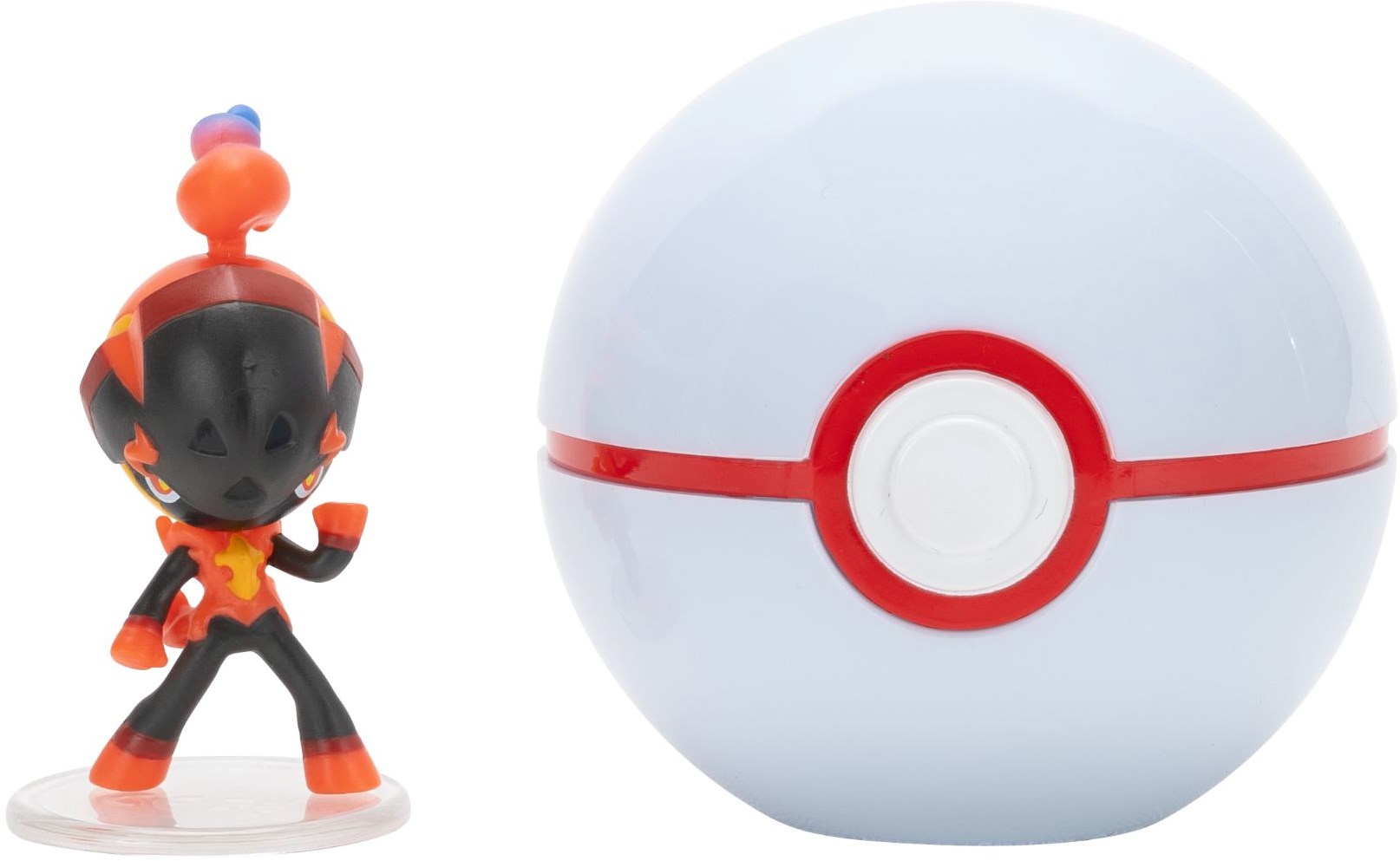 Pokémon Clip and Go Poké Ball Charcadet action figure toy Planet Happy ENG