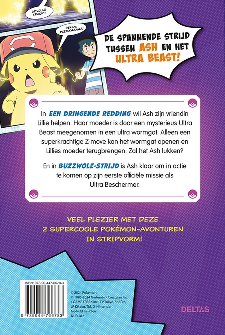 Deltas Pokémon comic adventure book - The battle against ultra beast ...