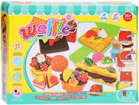 Clay set waffle maker playset - clay toy for children Planet Happy ENG
