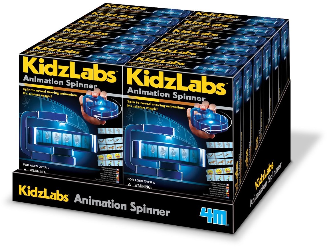 4M Animation Fidget Spinner Planet Happy ENG