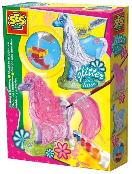 Ses 01272 Glitter Plaster Cast Horse