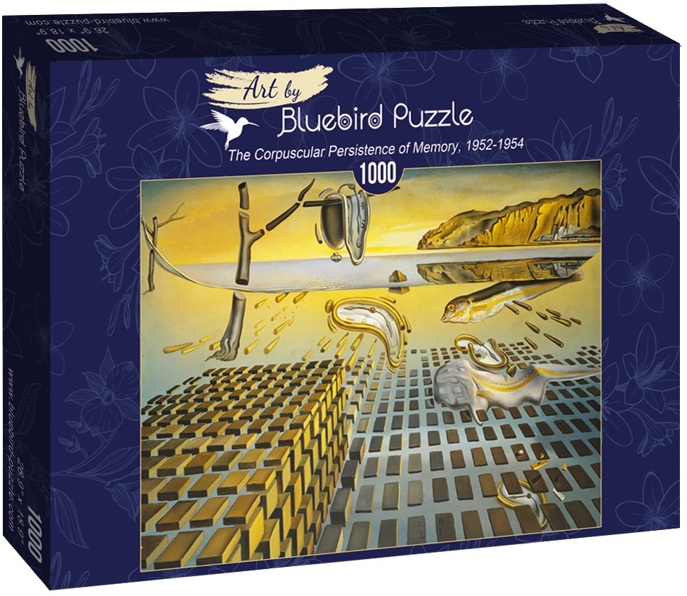 Bluebird Puzzle Salvador Dalí - The Corpuscular Persistence of Memory ...