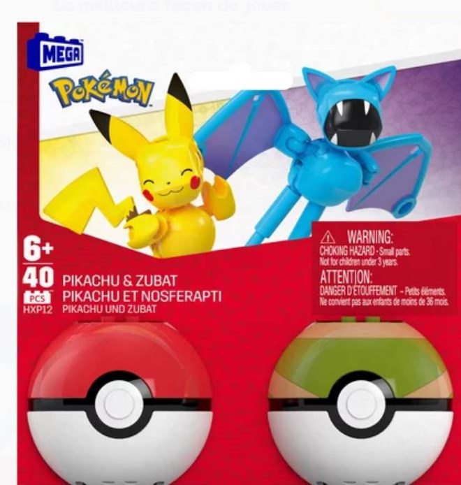 Mattel Pokémon - Poké Ball Collection - 2-Pack (3 stuks) Planet Happy ENG