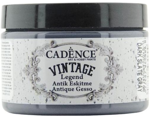 Cadence gesso paint Vintage Legend Dark Slate Gray 150 ml creative ...