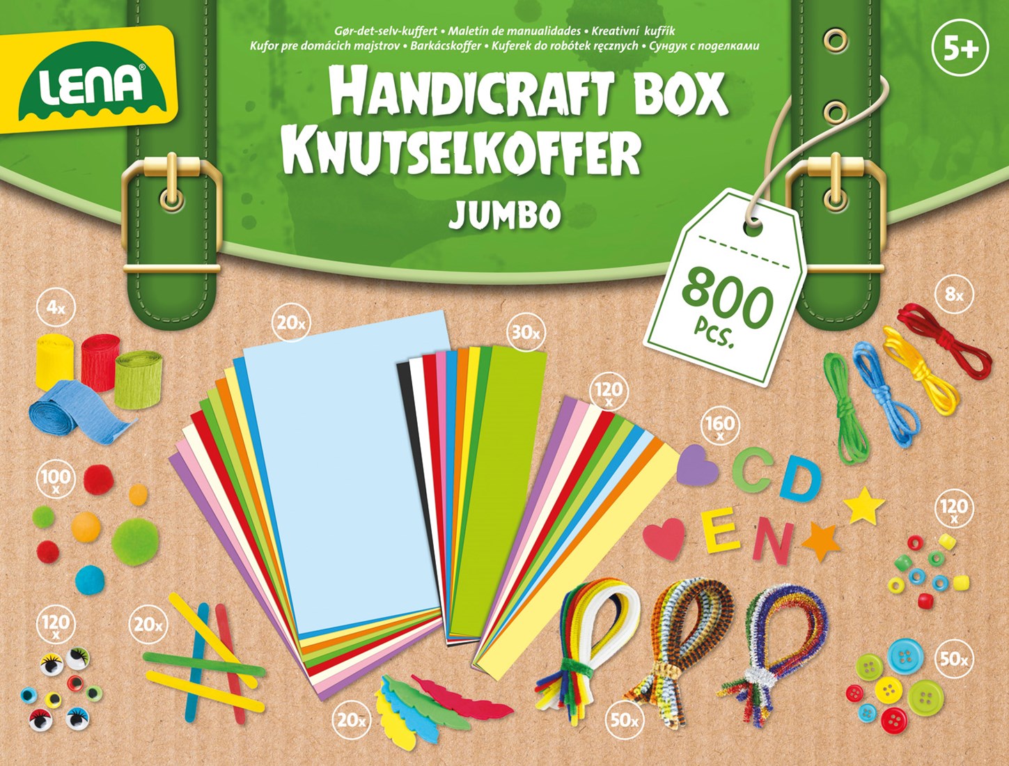Lena Lena Creatief Jumbo Craft Suitcase 800 parts