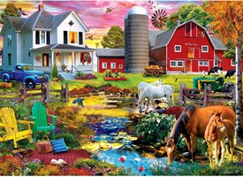 Master Pieces Farm & Country - Picnic on the Farm - 1,000 pieces Planet ...