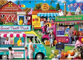 Master Pieces Food Truck - Country Fair - 1,000 pieces Planet Happy ENG