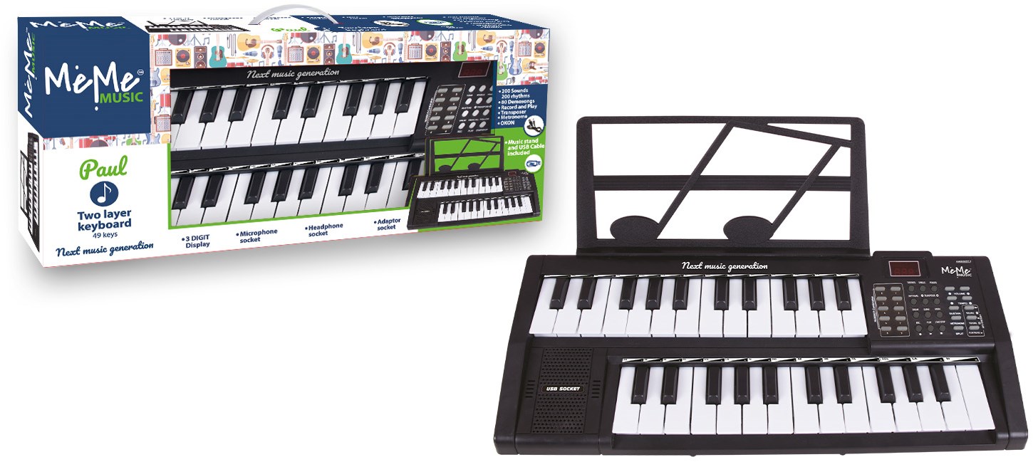 MeMe MeMe Keyboard with two layers 49 keys Paul