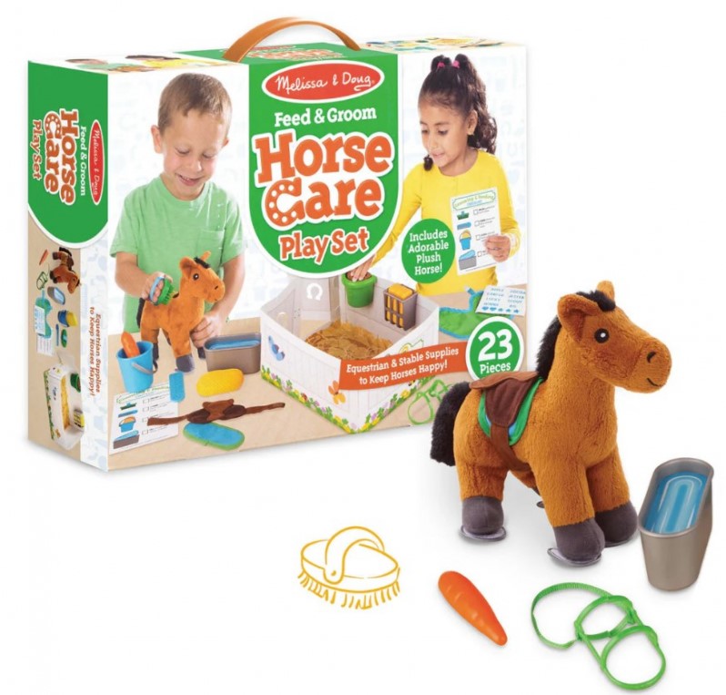 Melissa and doug stuffed horse store