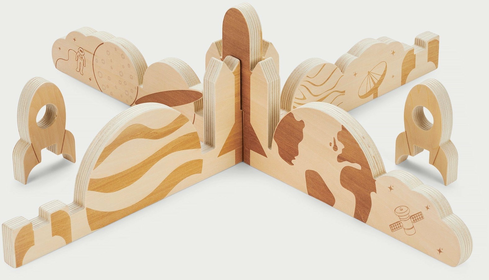 tickit Space Discovery Dividers Planet Happy ENG